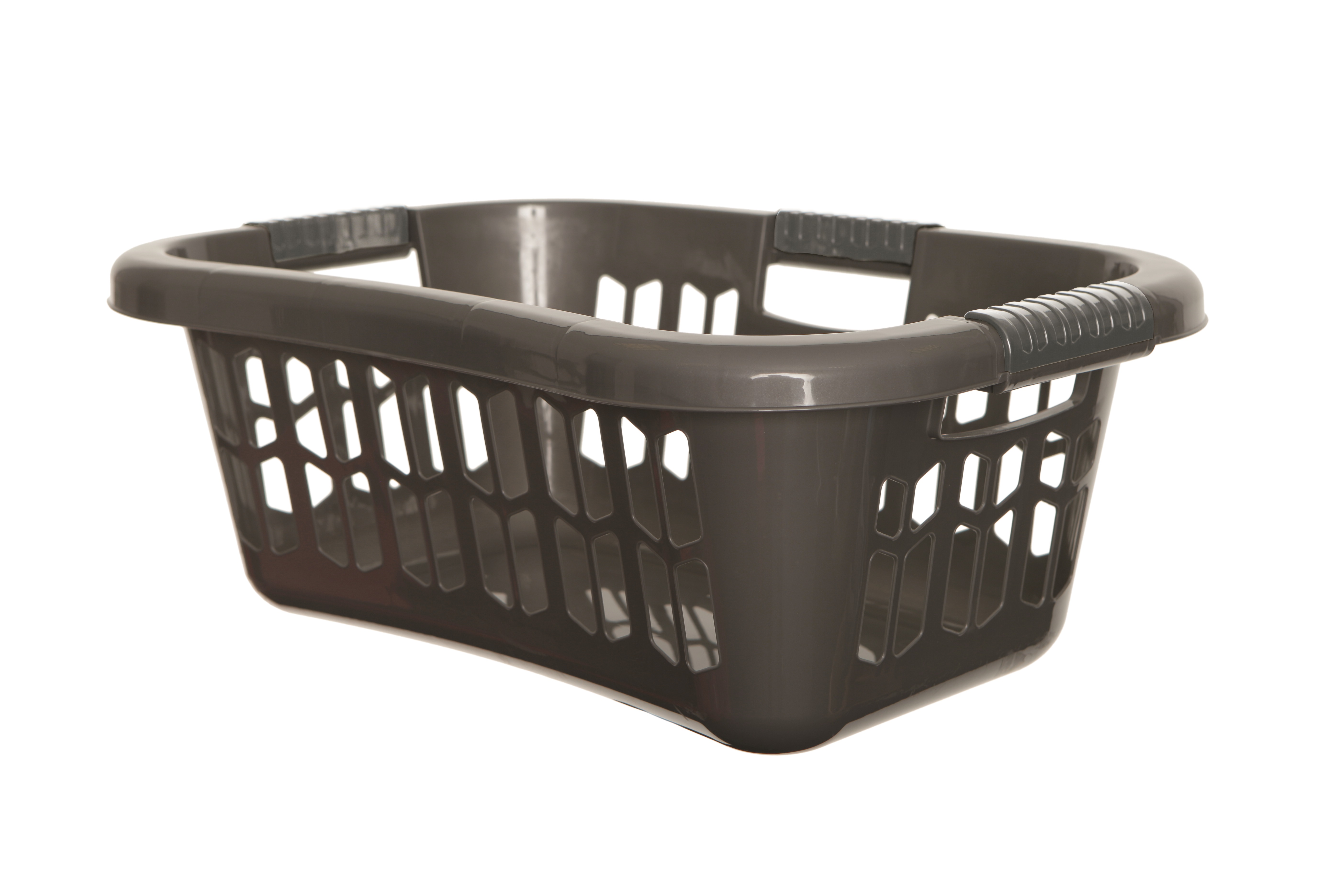 Housewares :: Laundry :: Easy Grip Hip Laundry Basket - Silver